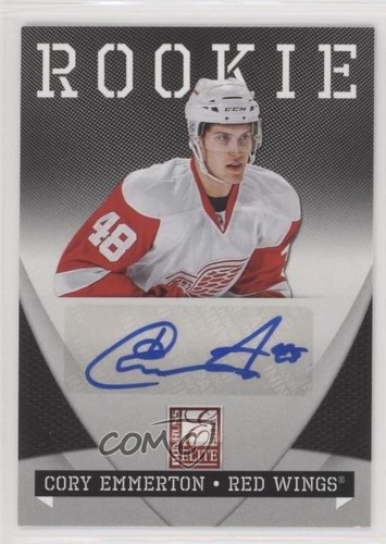 2010-11 Zenith Donruss Elite Dare to Tear /99 Cory Emmerton #227 Rookie ...