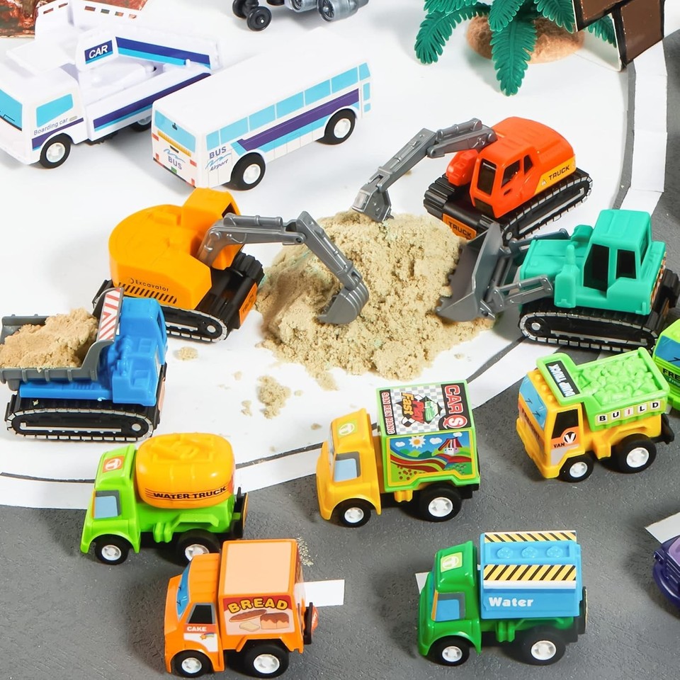 25 Pull Back Cars Trucks Set Kids Party Favors | eBay Australia