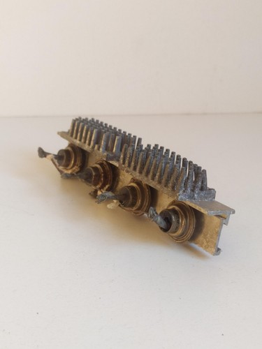 Vintage USSR Soviet Diodes Bridge on Heatsink - 14x3.4cm (5.51x1.34in ...