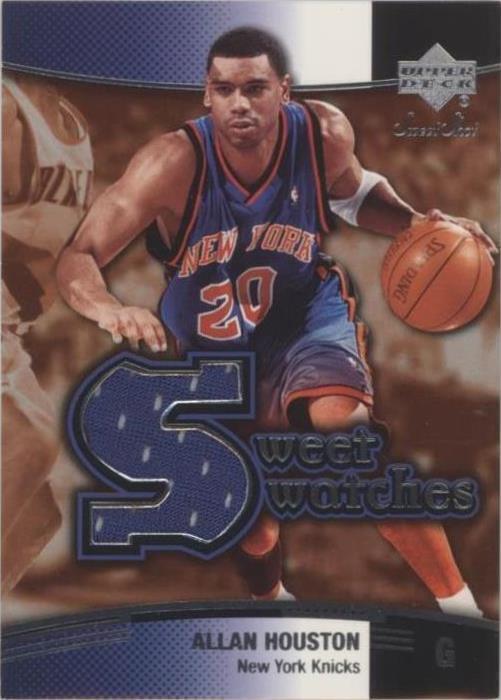 2004-05 Upper Deck Sweet Shot - Sweet Swatches Allan Houston #SW-AH ...