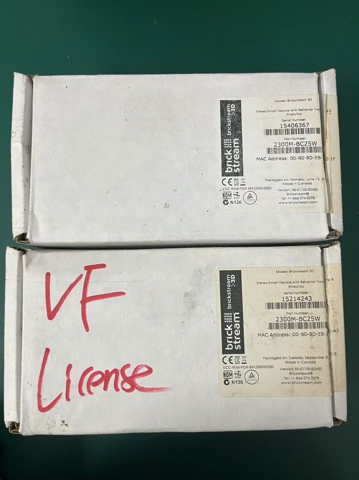 Brickstream 2300M-BC25W People Counting Tracking Sensor Camera Free ...