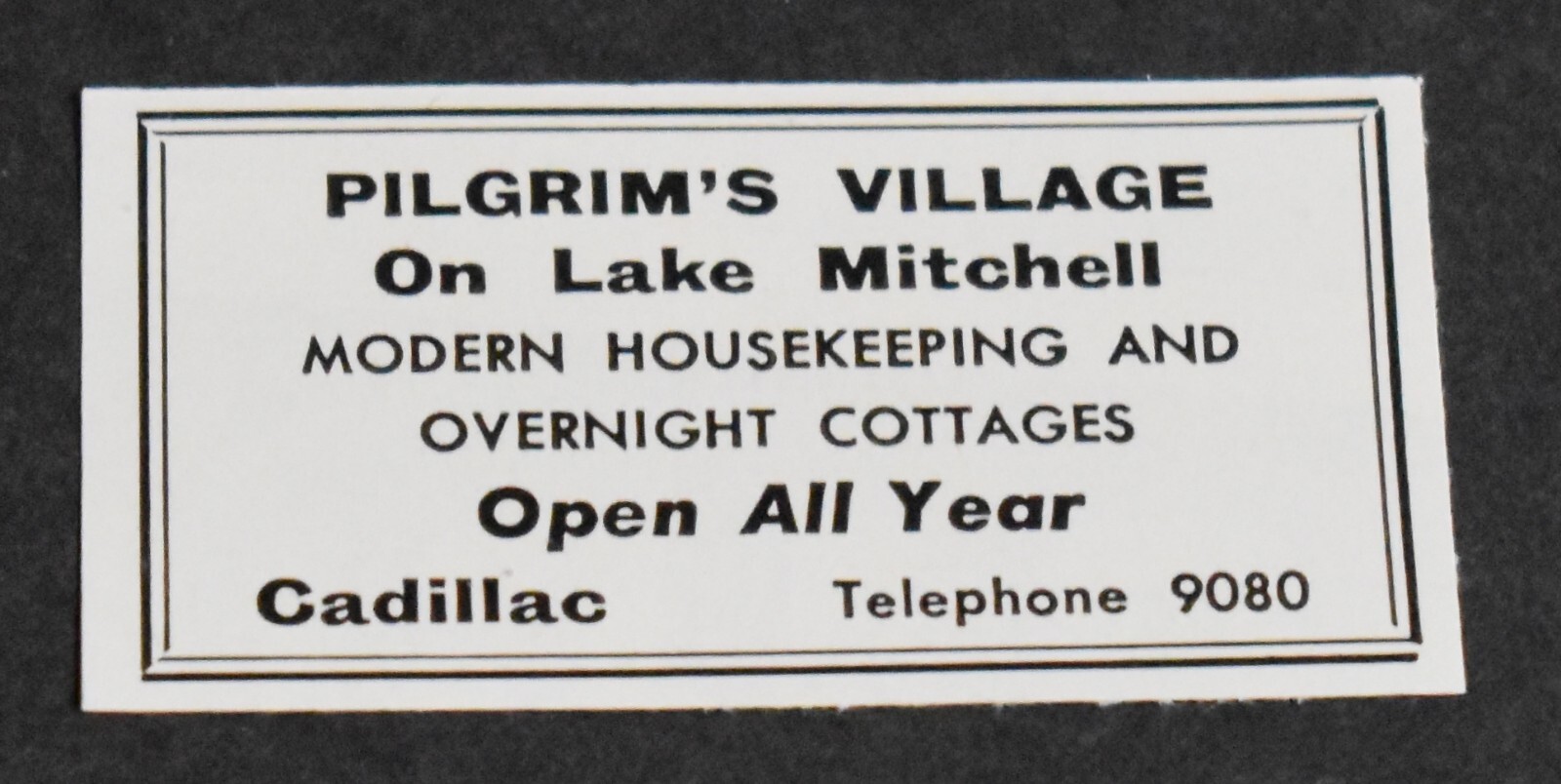 1951 Print Ad Michigan Cadillac Pilgrim's Village Lake Mitchell ...