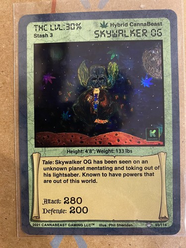 Cannabeast TCG - Skywalker OG Holo KICKSTARTER Card | eBay