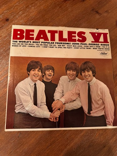 The Beatles VI 1965 Capitol T 2358 MONO 1st Press VG++ | eBay