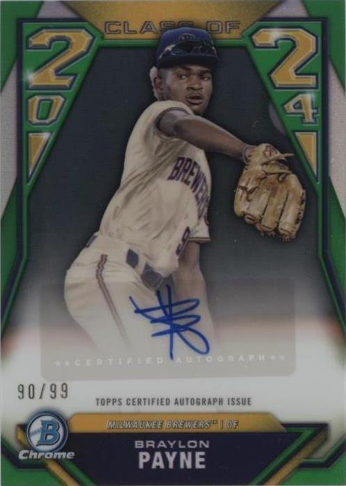 2024 Bowman Draft - Class of 2024 Autographs Braylon Payne #C24-BP ...