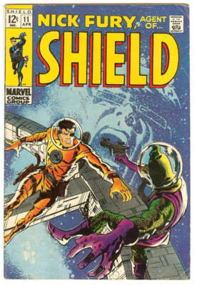 NICK FURY #11 3.0 // FRANK SPRINGER COVER MARVEL COMICS 1969 | eBay