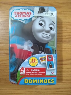 Thomas And Friends Dominos Set Game Tin Can Trains Toys Boys Girl 28 ...