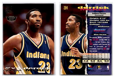 1993-94 Stadium Club Members Only #284 Derrick McKey - Indiana Pacers ...