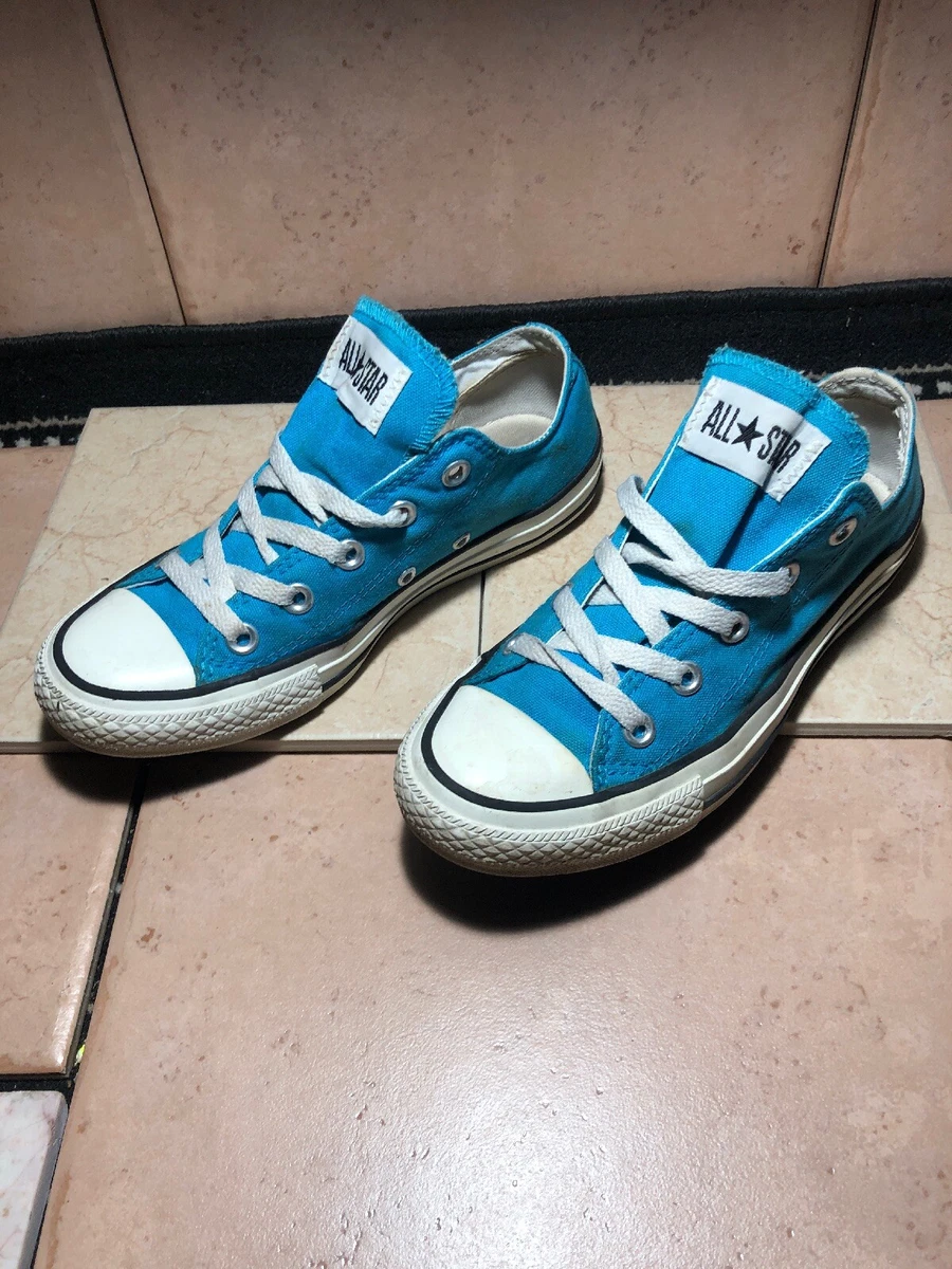 Converse All Star Low Tops Neon Blue