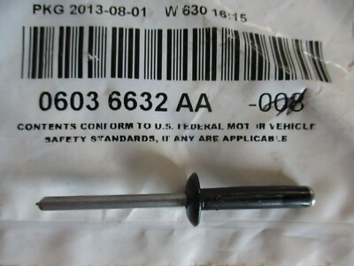 MoPar Bumper Fascia Rivet - NOS - '07-'11 Nitro - P/N 6036632AA | eBay