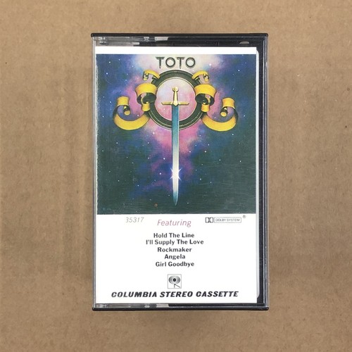 TOTO Cassette Tape 70s Rock Pop DEBUT ALBUM STEVE LUKATHER HOLD THE ...