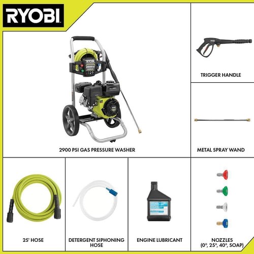 RYOBI 2900 psi Gas Pressure Washer - RY802925VNM for sale online | eBay