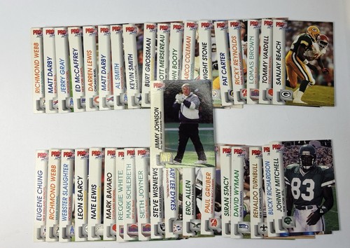 90-‘93 NFL Pro Set Lot 460 Cards | eBay