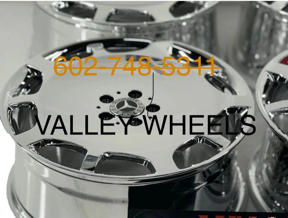 20" Mercedes Benz Maybach Chrome PVD SET W222 X222 S600 S680 Maybach ...