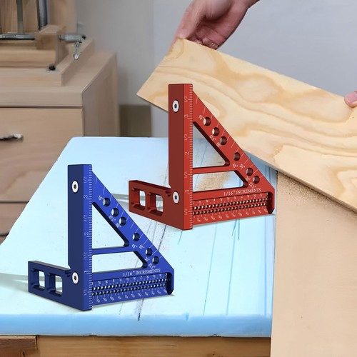 Woodworking Multiangle Ruler Aluminum Alloy Triangle Ruler Sturdy ...