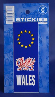 Welsh Number Plate Car Sticker Wales Dragon With Euro Badge | eBay UK