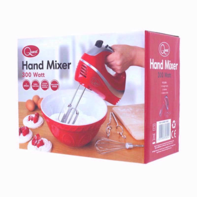 Quest 5 Speed Turbo Hand Held Food Electric Whisk Blender Beater Mixer ...