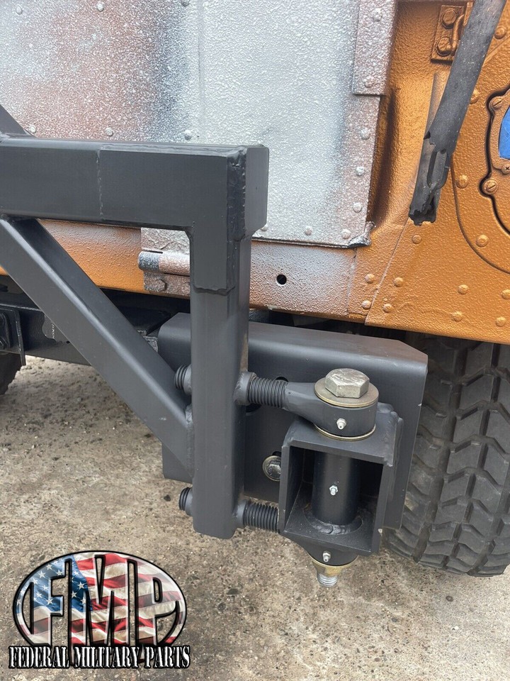 Bumperless Swing Away Tire Carrier For Military Humvee All Model W/O ...