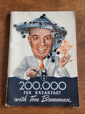 200,000 For Breakfast With Tom Breneman 1943 Booklet, Mrs Bob Hope | eBay