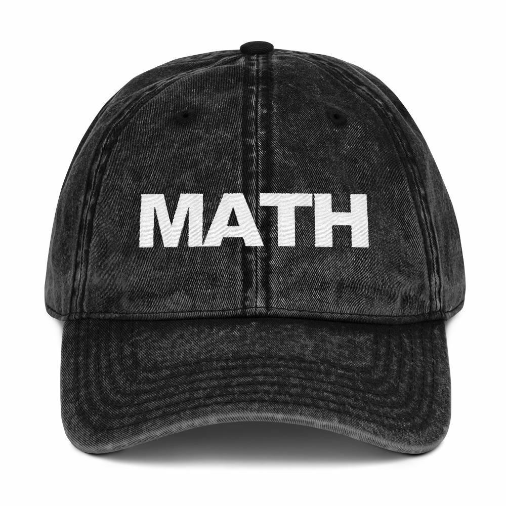 Andrew Yang Math Hat - Vintage Cotton LANG MATH Baseball Cap | eBay