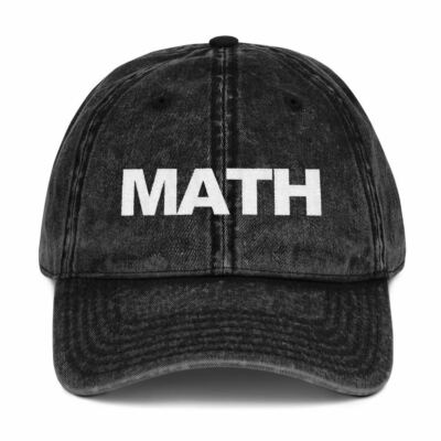 Andrew Yang Math Hat - Vintage Cotton LANG MATH Baseball Cap | eBay