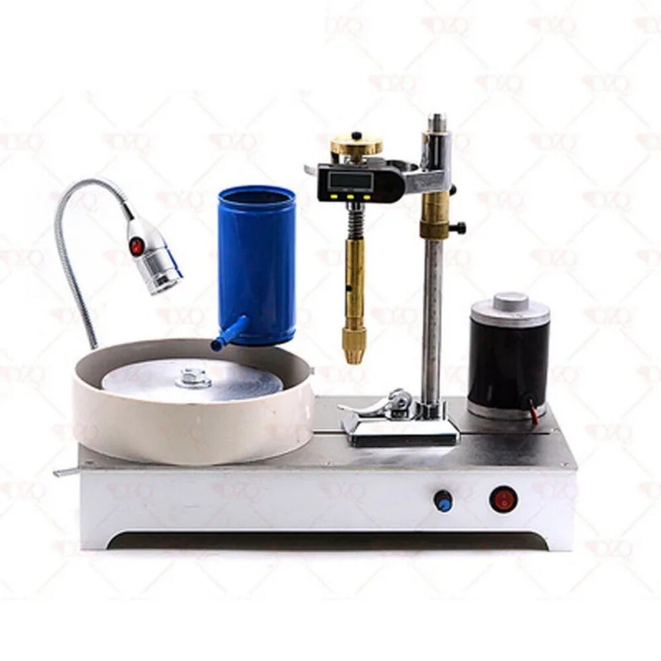 Stainless Steel Lapidary Machine 0-1800Rpm Faceted Gemstone Polishing ...