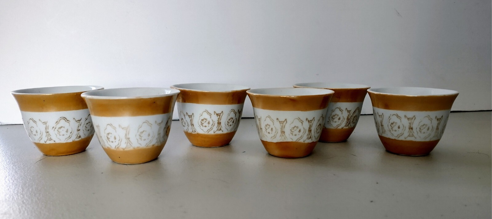 Lusterware Tea Cups Set Of 6 Japan Handleless Mini Doll? | eBay