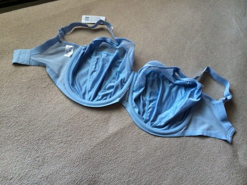 Elomi Cate Full Cup Banded Underwire Bra US 34J Black 4030 Unlined Side ...