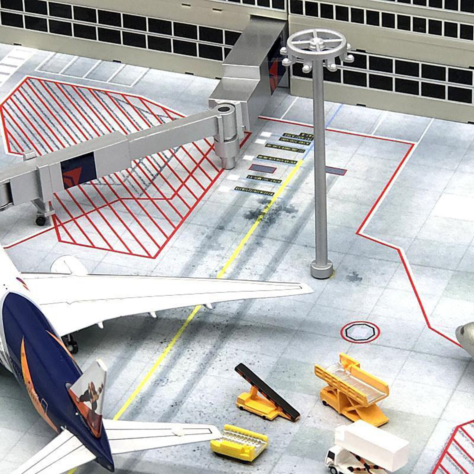 1:500 1:400 Model Airport Apron Layout Passenger Gate Tower Airport ...