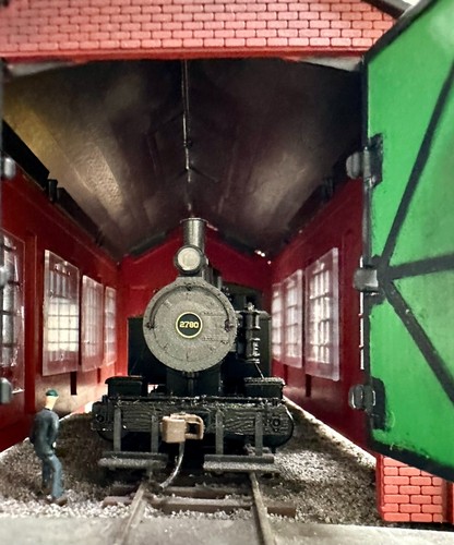 Knightwing OO Scale Engine Shed Product PM112 Single Road Engine Shed ...