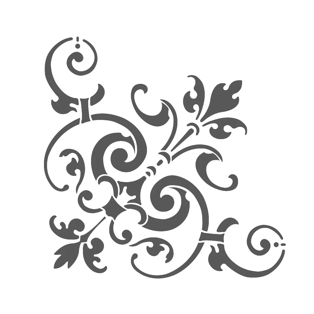 Damask Border Corner