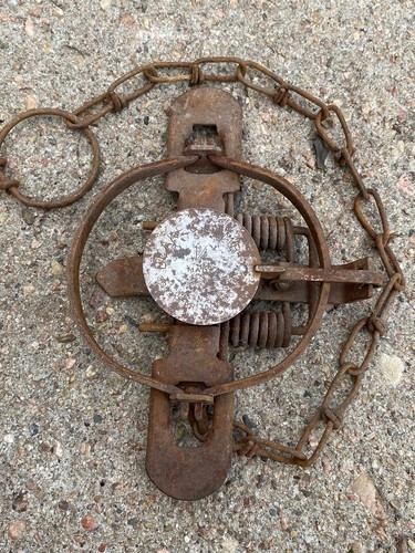 Blake & Lamb Antique VTG Coil Spring TRAP No 1 1/2 Fox Raccoon Hunting ...