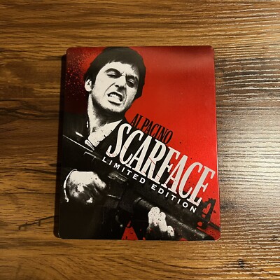 Scarface Limited Edition Steelbook (Blu-ray) W/Lobby Cards & Bonus Film ...