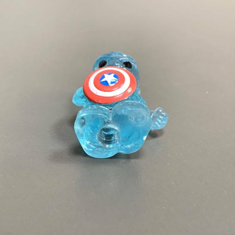 Rare ooshies Exclusive limited Crystal captain america Marvel series ...