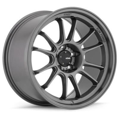 18 inch 18x11 Konig 47MG HYPERGRAM Matte Grey wheels rims 5x4.5 5x114.3 ...