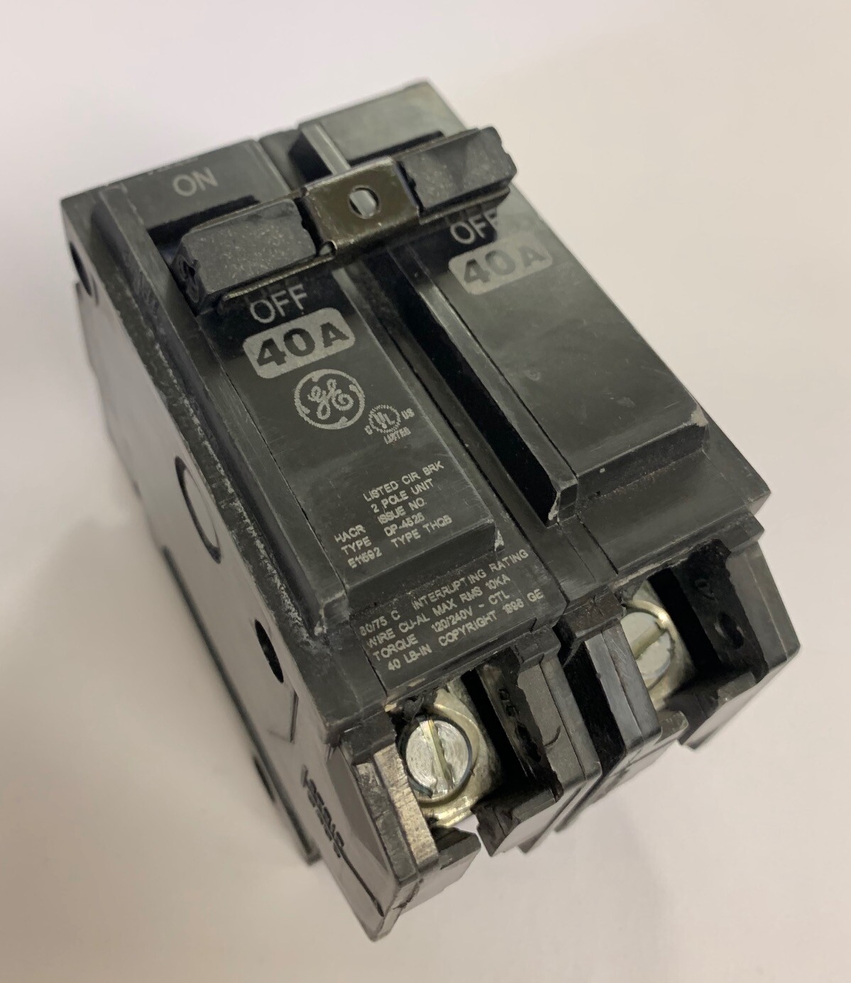 THQB2140 GE 40 Amp 240V 2 Pole Bolt On Circuit Breaker | eBay