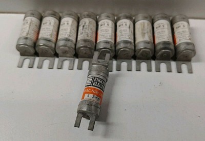 LOT OF 10 NEW OLD STOCK! ENGLISH ELECTRIC 5A 415V Q1 CLASS HRC FUSE ...
