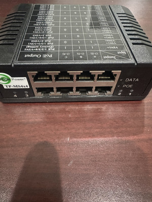 Tycon TP-MS4X4 4 port Multivolt Gigabit Passive PoE 1A/Port Midspan Injector | eBay