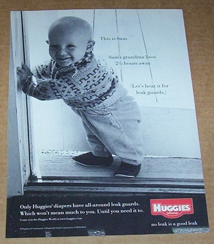 2000 print ad page - Huggies baby diapers boy SAM Ultratrim diaper ...