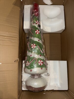 CRACKER BARREL Lighted Gingerbread Tree Blow Mold IN HAND | eBay