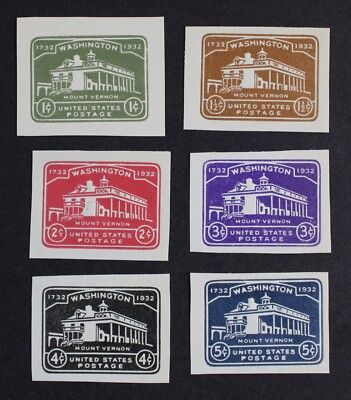 CKStamps: US Cut Square Stamps Collection Scott#U523-U528 Unused H NG ...