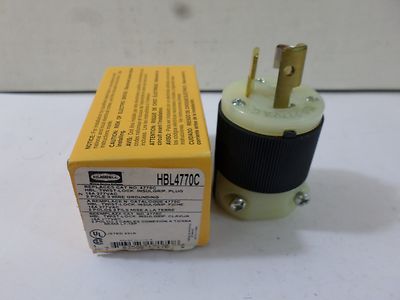 New Surplus Hubbell Twist Lock HBL4770C 15A 277VAC | eBay