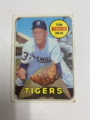 1969 Topps Baseball Tom Matchick Detroit Tigers Card #344 | eBay