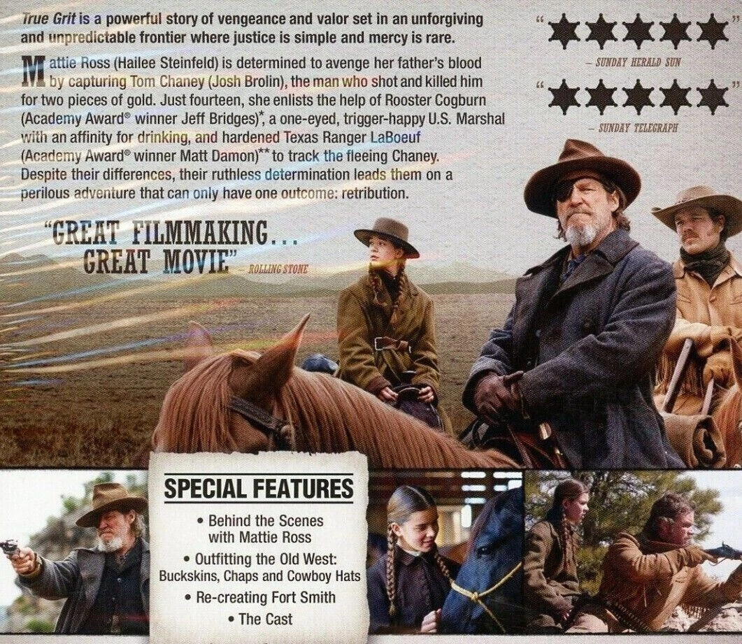True Grit 2022 Dvd