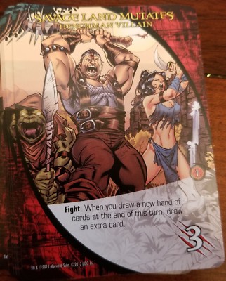 Savage Land Mutates Henchman Villain x10 UpperDeck Marvel Legendary ...