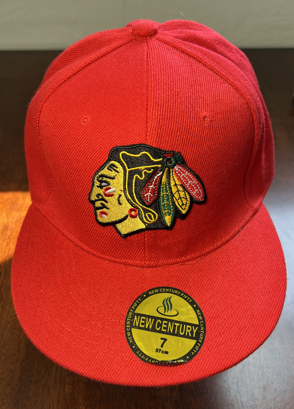 New Century Fifty Chicago Blackhawks Baseball Cap Red 7 57CM | eBay