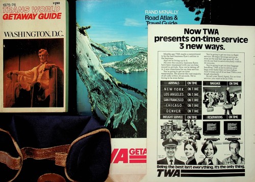 LARGE LOT TWA AIRLINES MEMORABILIA - A-20-2 | eBay