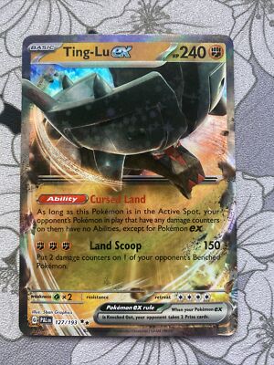 Ting-Lu ex 127/193 Double Rare Paldea Evolved Pokemon TCG | eBay