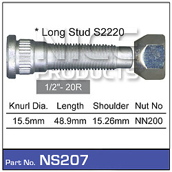 NICE PRODUCTS Stud & Nut NS207 NS207 | eBay Australia