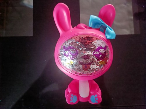 Jeu jouet figurine Zequins - lapin rose - 18 cm | eBay